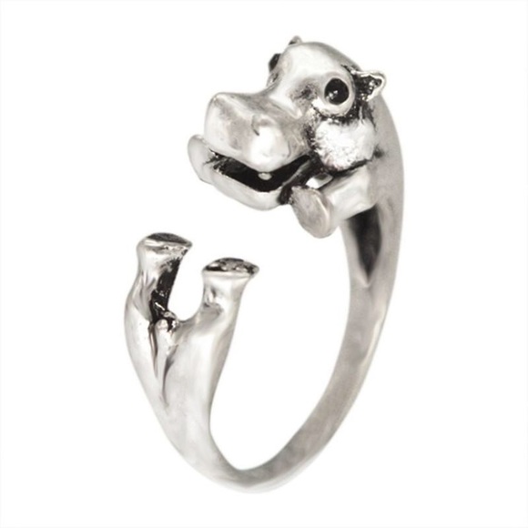 Jewelry | Cute Hippo Wrap Ring | Poshmark